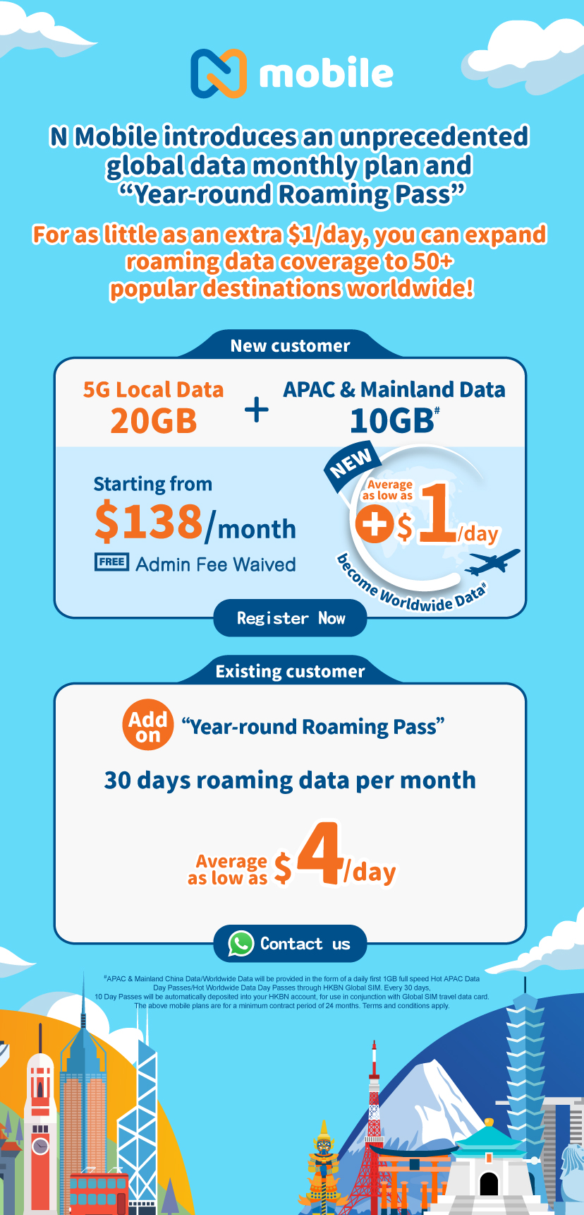 N mobile｜Flexible Mobile Roaming Service & Package｜HKBN